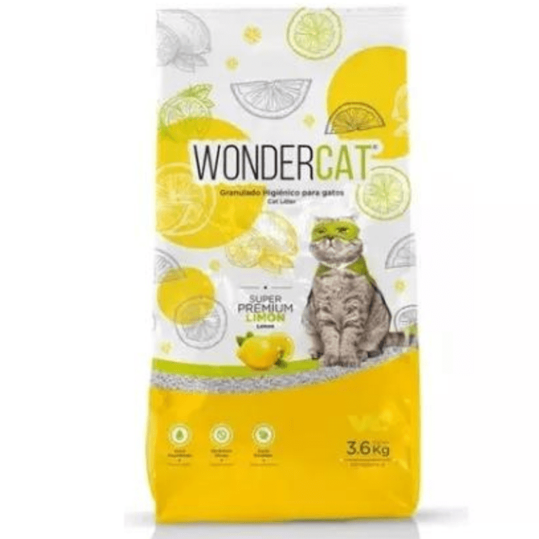 Wondercat Granulado Higiénico Limón - Animal World